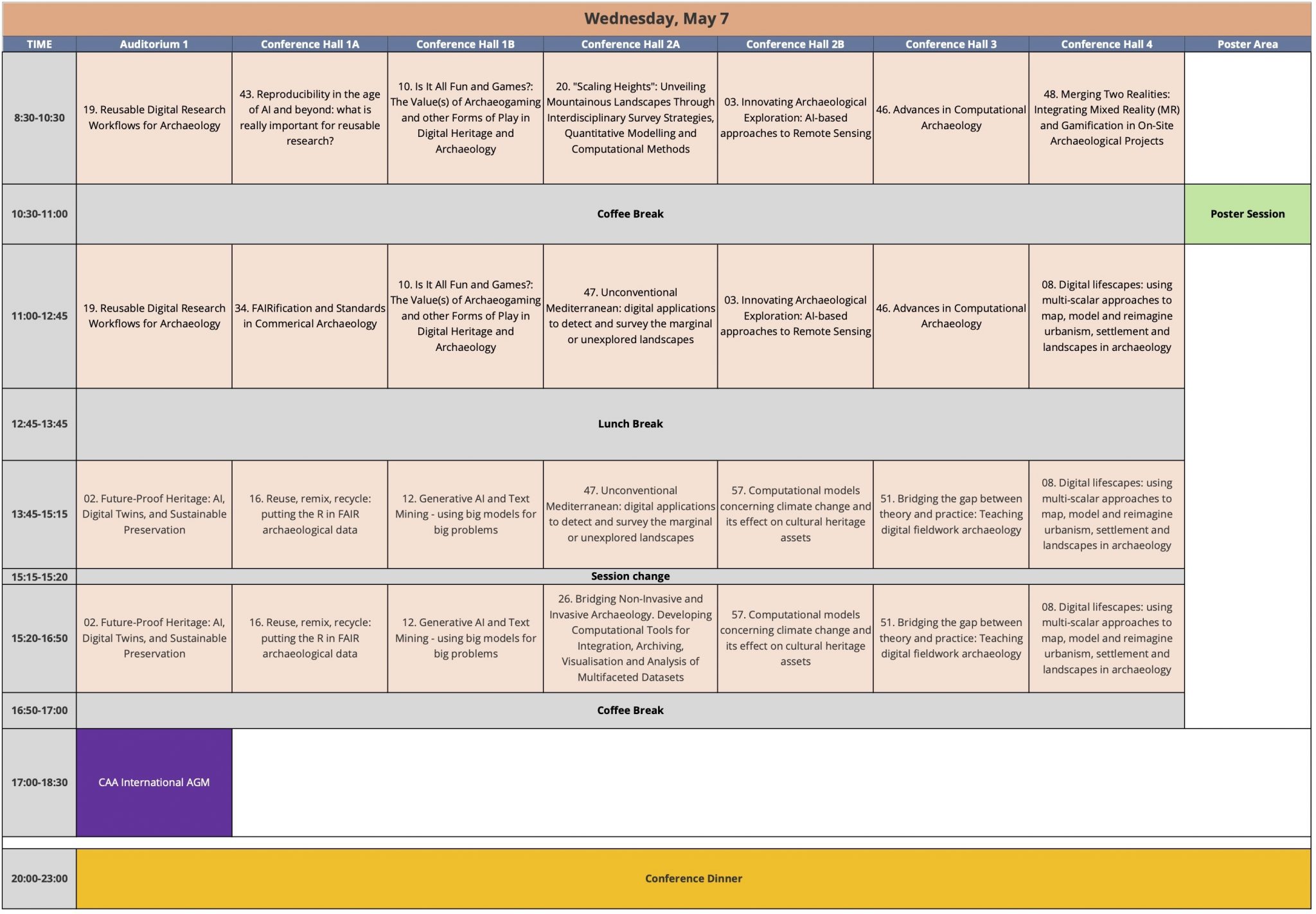 Program – CAA 2025