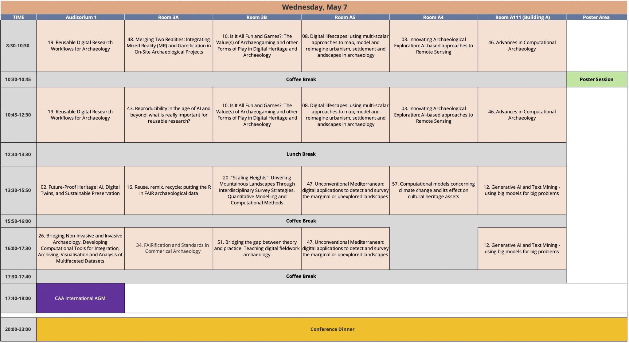 Program – CAA 2025